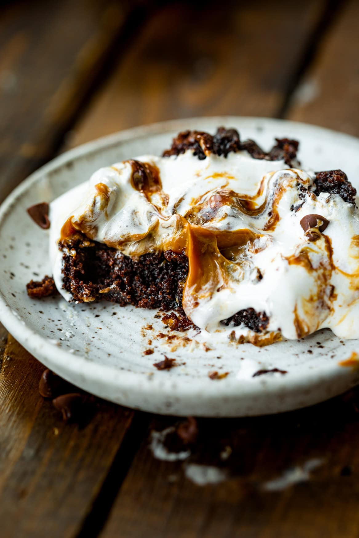 Marshmallow Dulce De Leche Brownies - Studio Food