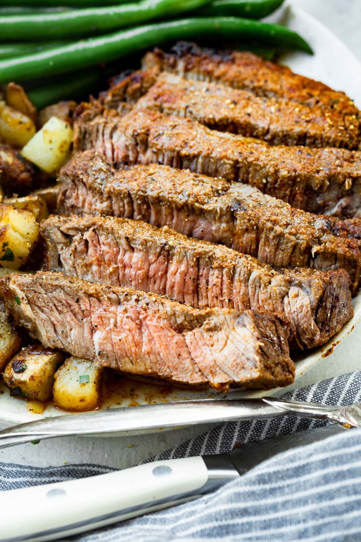 Easy Air Fryer Steak with Garlic Butter - Studio Food