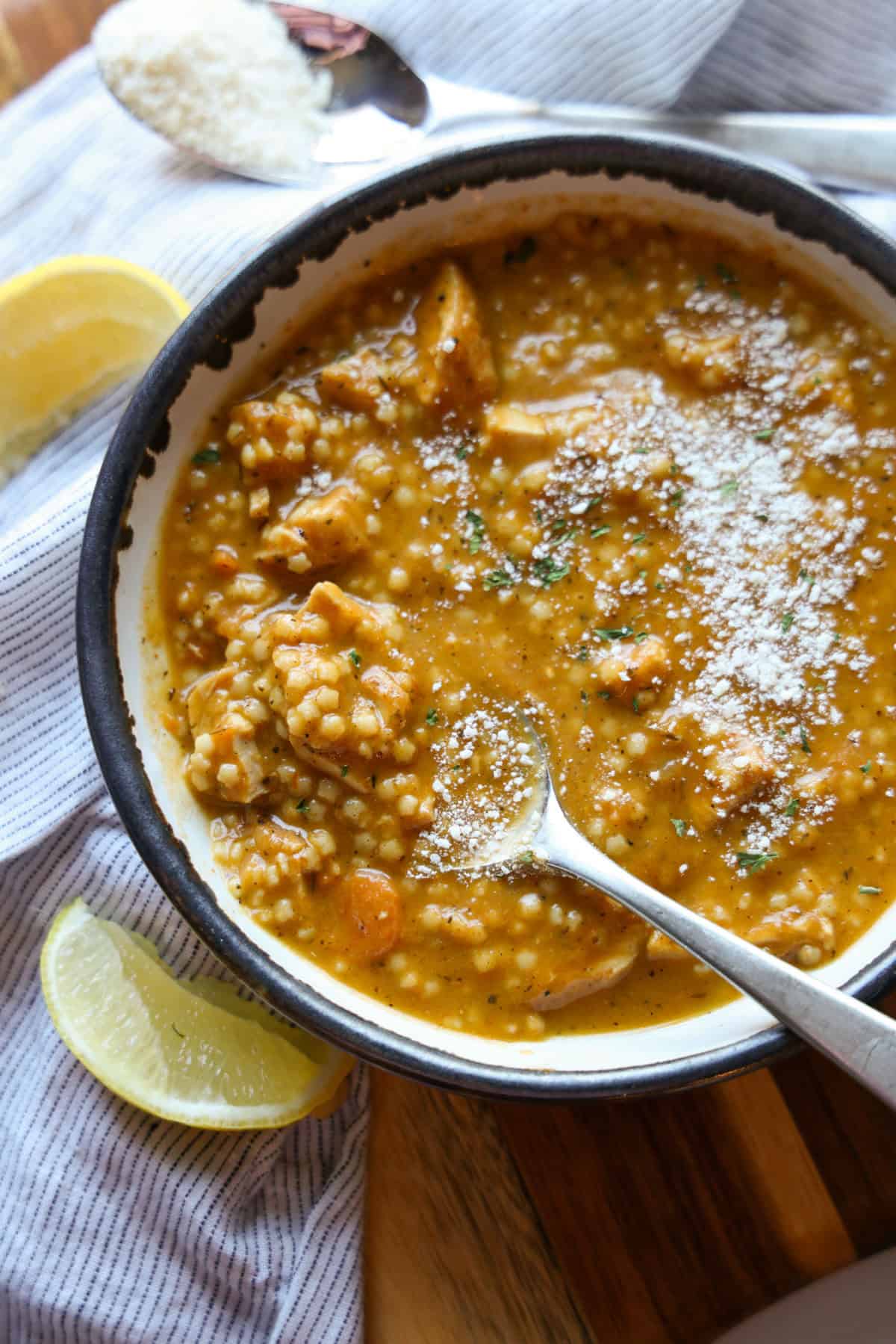 Cozy Italian Pastina Soup - Cookies and Cups - Studio Food